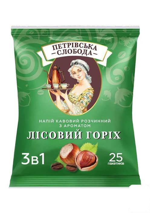 Купить Кофе "Петровская слобода" 3в1 Лесной орех 25 пакетиков по 18г ...