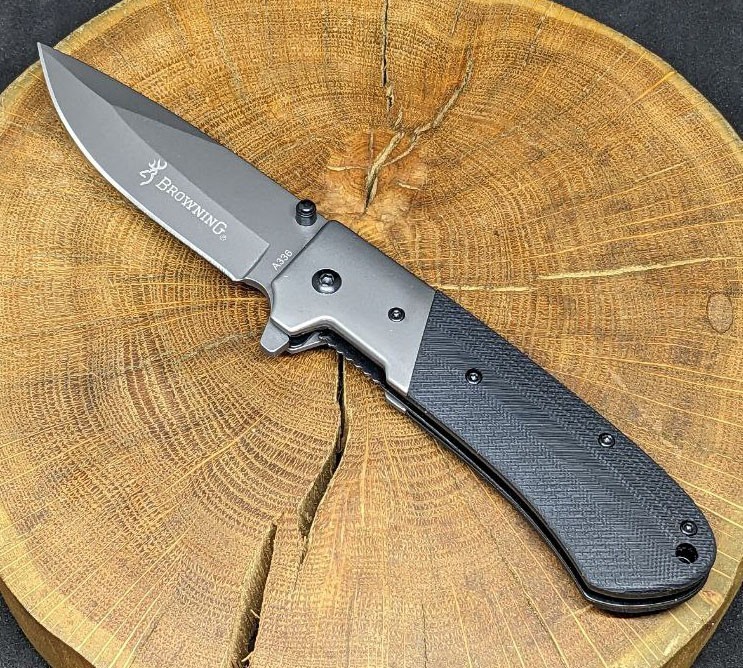 Складной карманный туристический нож для рыбалки и охоты Browning A336 ...