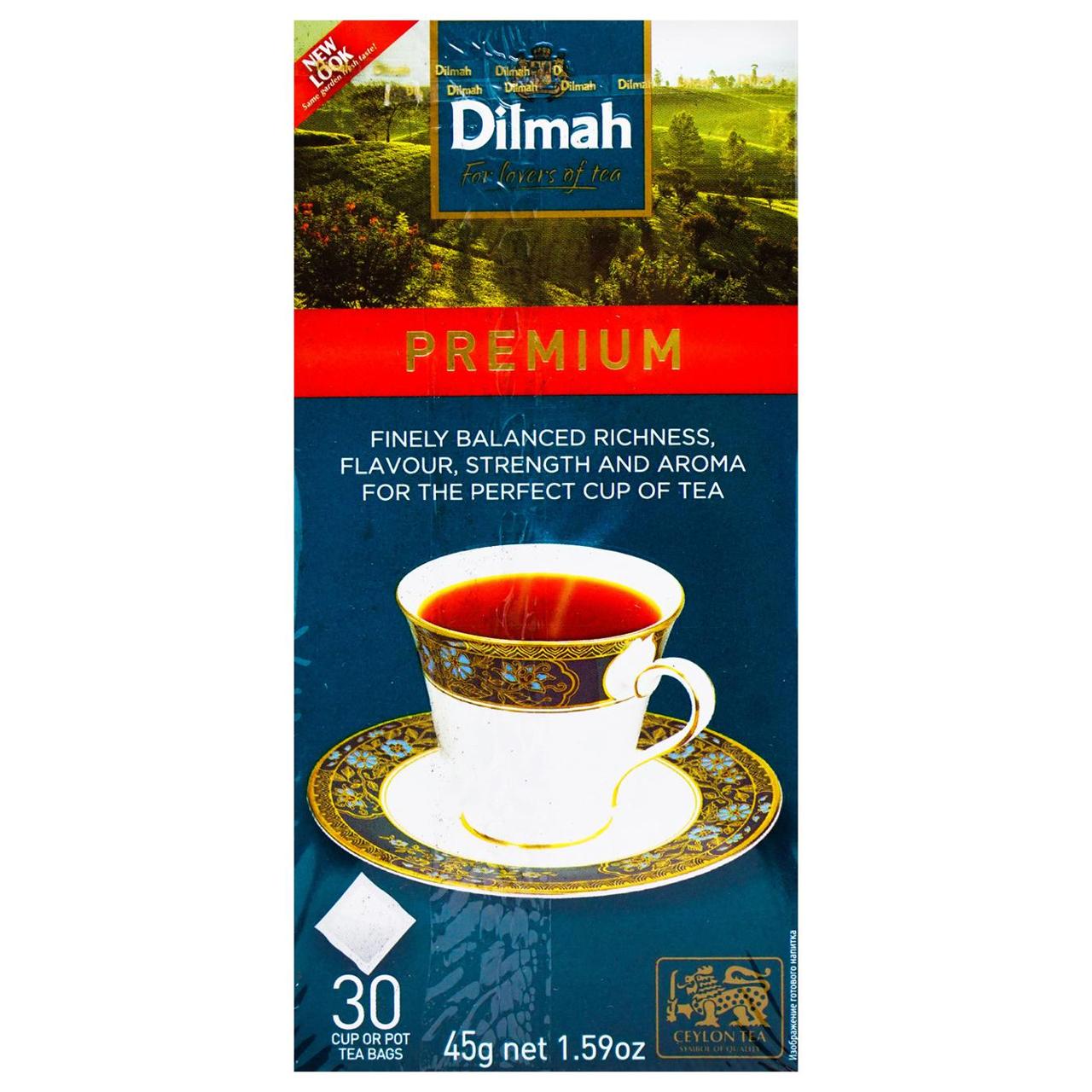Чай чёрный Dilmah Premium в пакетиках 30 шт 45г от продавца: Cup of ...