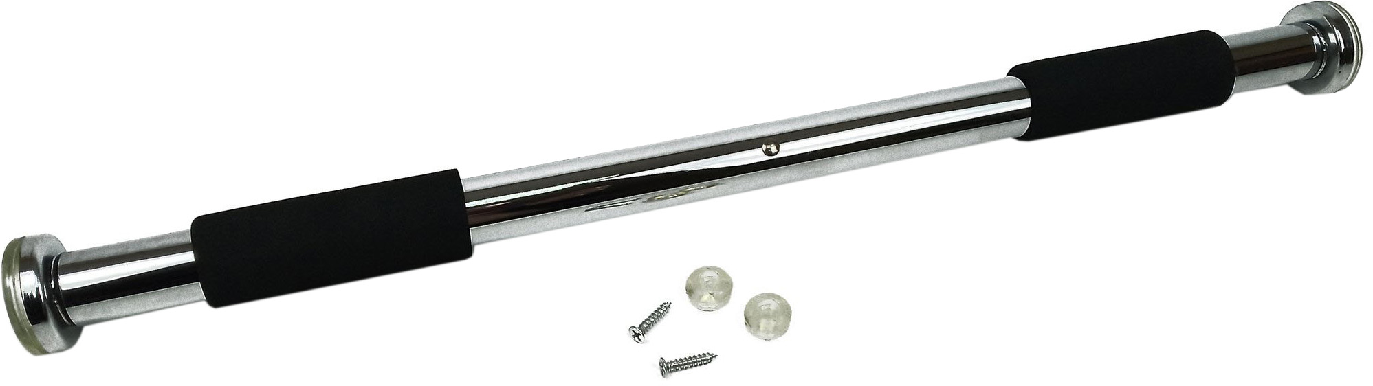 Раздвижной турник EasyFit 62-100 см распорный хромированный (съемная ...