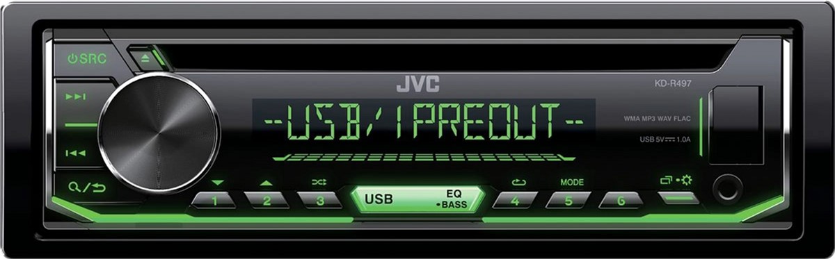 Автомагнитола JVC KD-R497 – фото, отзывы, характеристики в интернет-магазине ROZETKA | Купить в ...