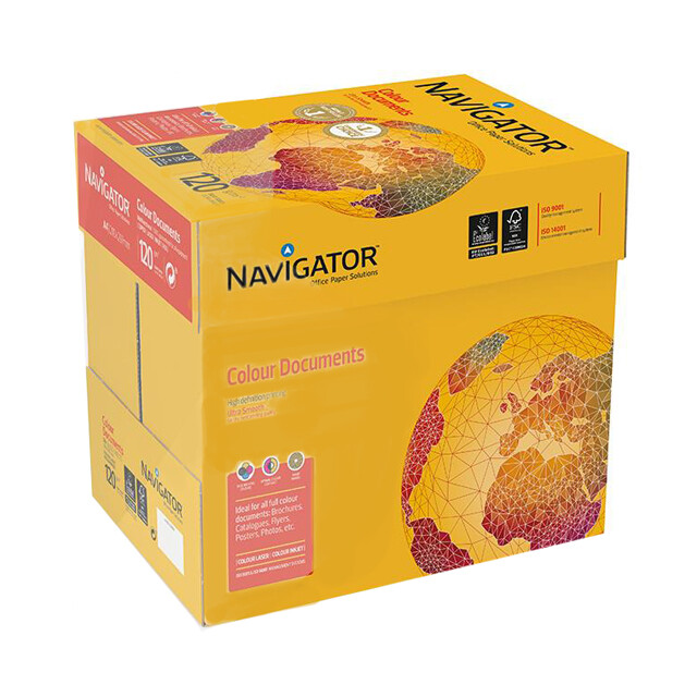 Упаковка бумаги офисной Navigator Colour Documents А4 120г/м2 8 пачек ...
