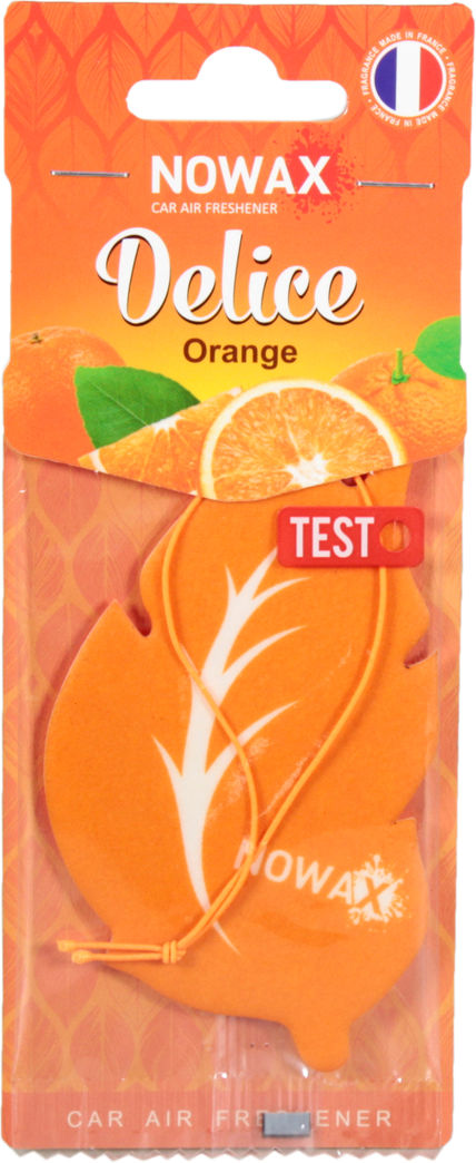 Ароматизатор (Nowax) Delice Orange (підвісний листок) NX00083 – фото ...
