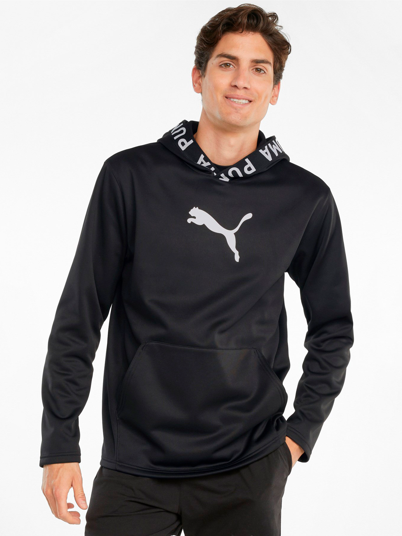 Худи утепленное мужское Puma Train Pwr Fleece Hoodie 52089301 L Black ...