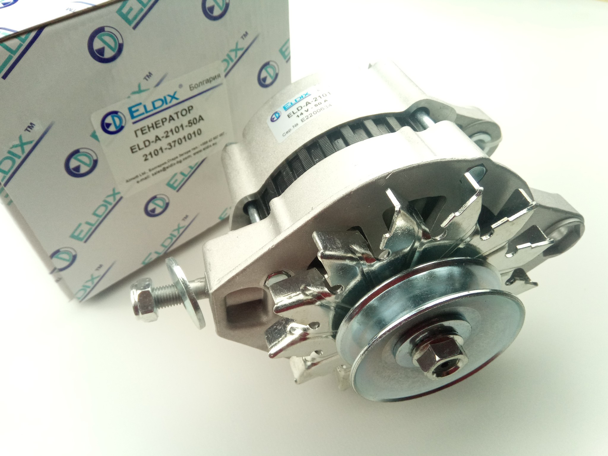 Генератор ВАЗ 2101 50А, Eldix (ELD-A-2101) (2101-3701005) (ELDA210150A ...