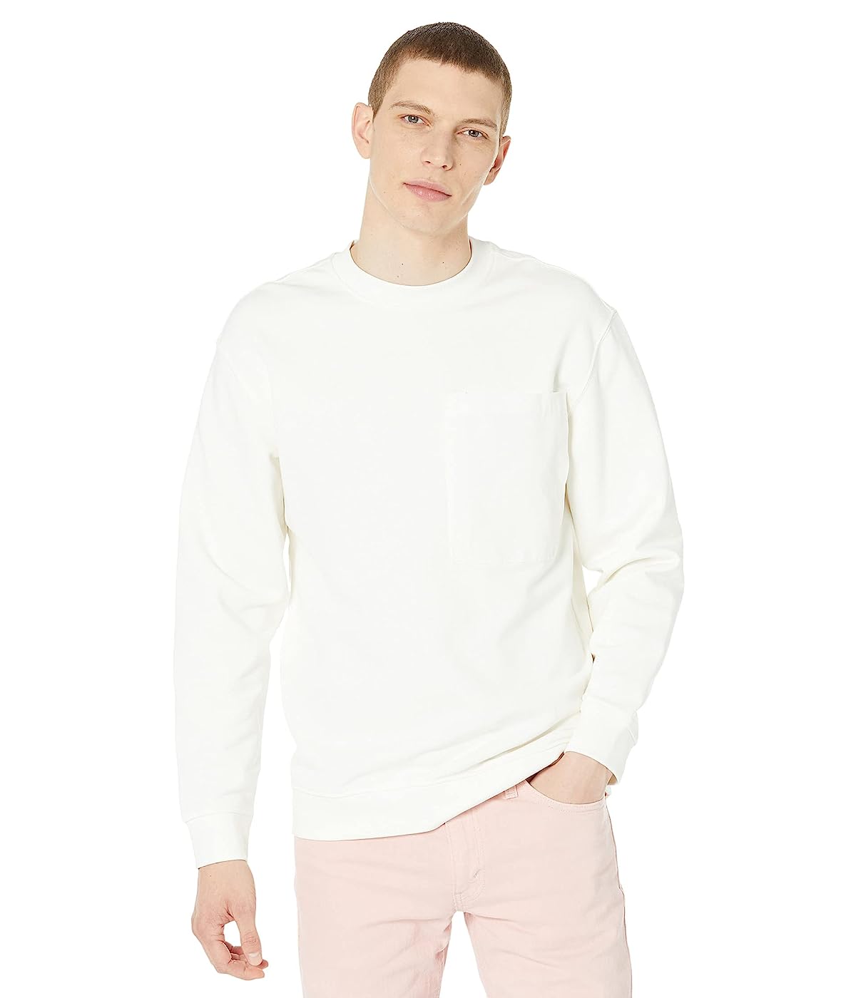 Толстовка Selected Homme Aioni Crew Neck Sweatshirt Egret, M (46 ...