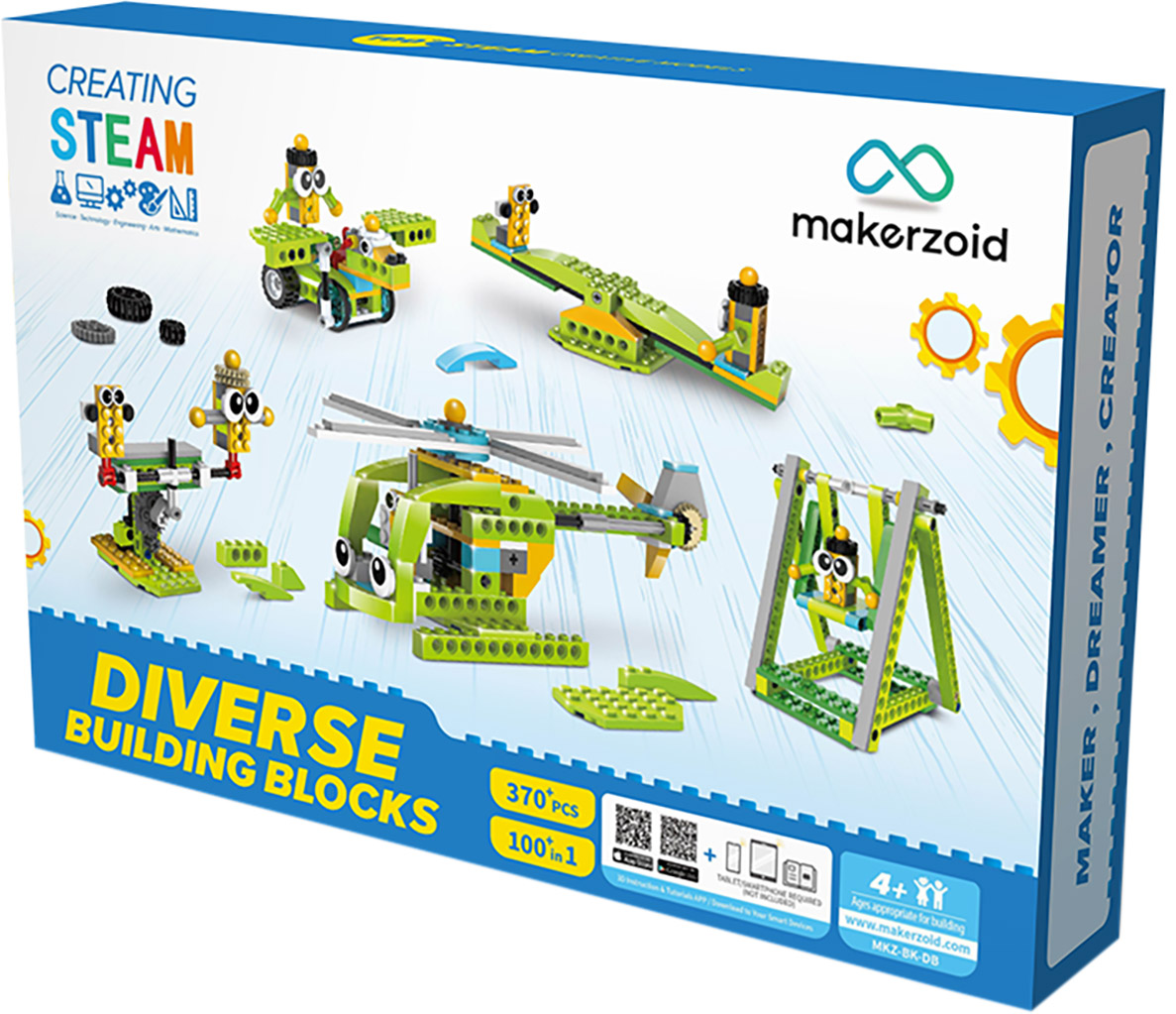 Конструктор Makerzoid Diverse Building Blocks (MKZ-BK-DB) – фото ...