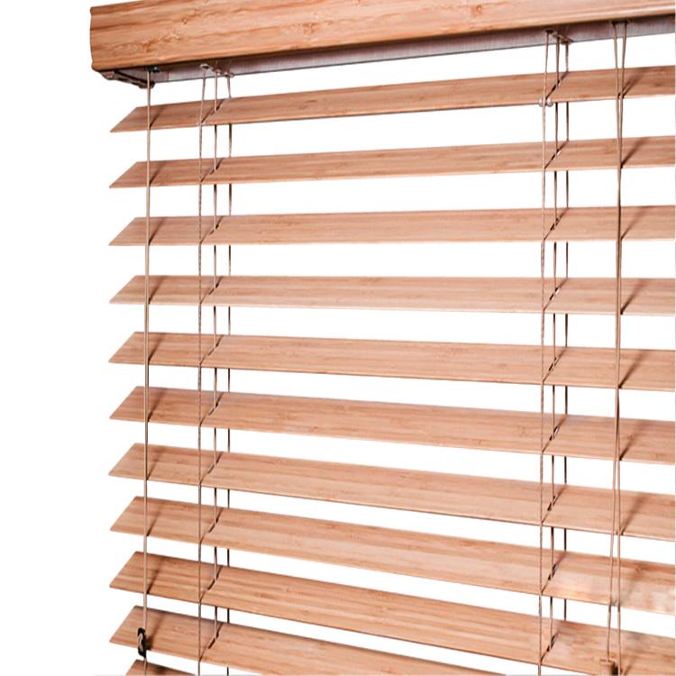 Жалюзі на вікно Wenster Bamboo White 50 мм горизонтальні дерев'яні 57,5х160 см Бежевий ...