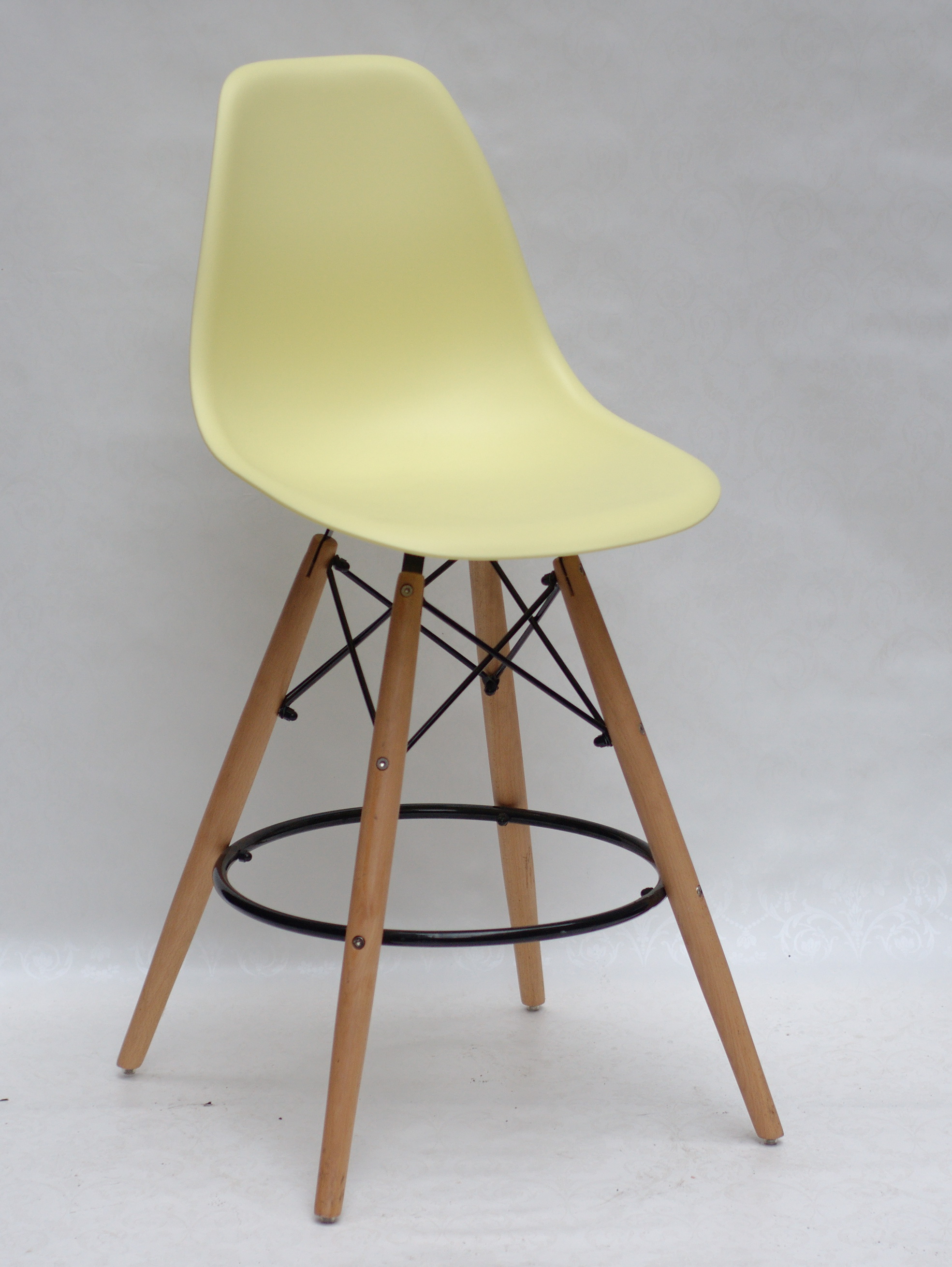 Стул полубарный Nik BAR 65 Onder Mebli Лимонный 15 – низкие цены ...