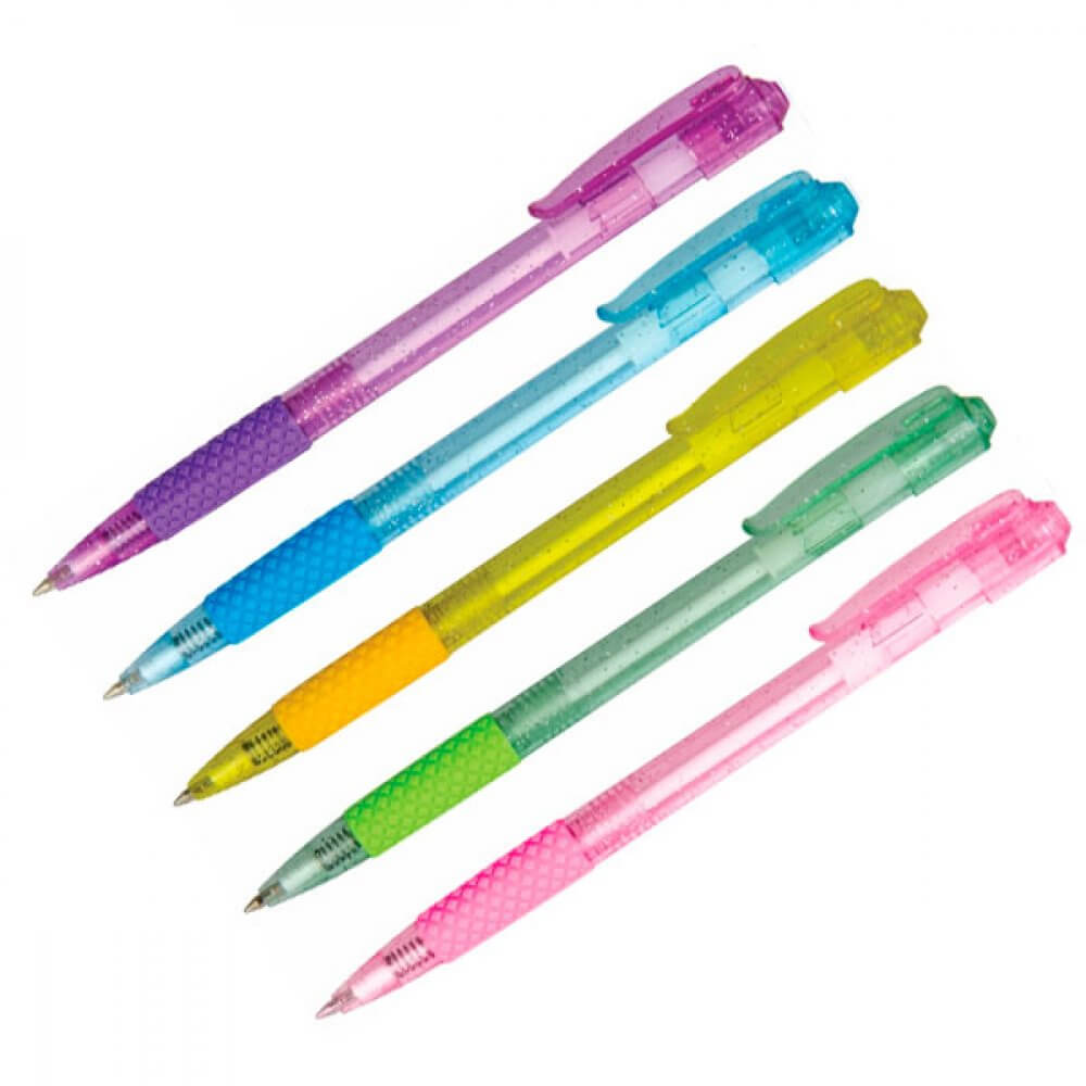 Ручка кулькова автоматична "BRILLANT" 0,5 мм синя Economix E10191-25 ...