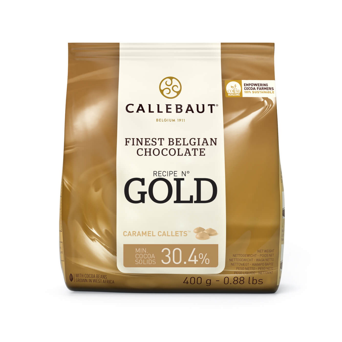 Шоколад Callebaut Gold 30,4% бельгійський білий з карамеллю 400 г ...