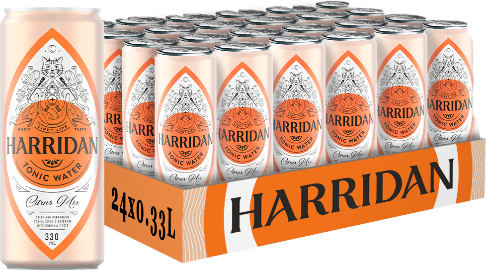 Упаковка напою безалкогольного сильногазованого Harridan Tonic Water ...