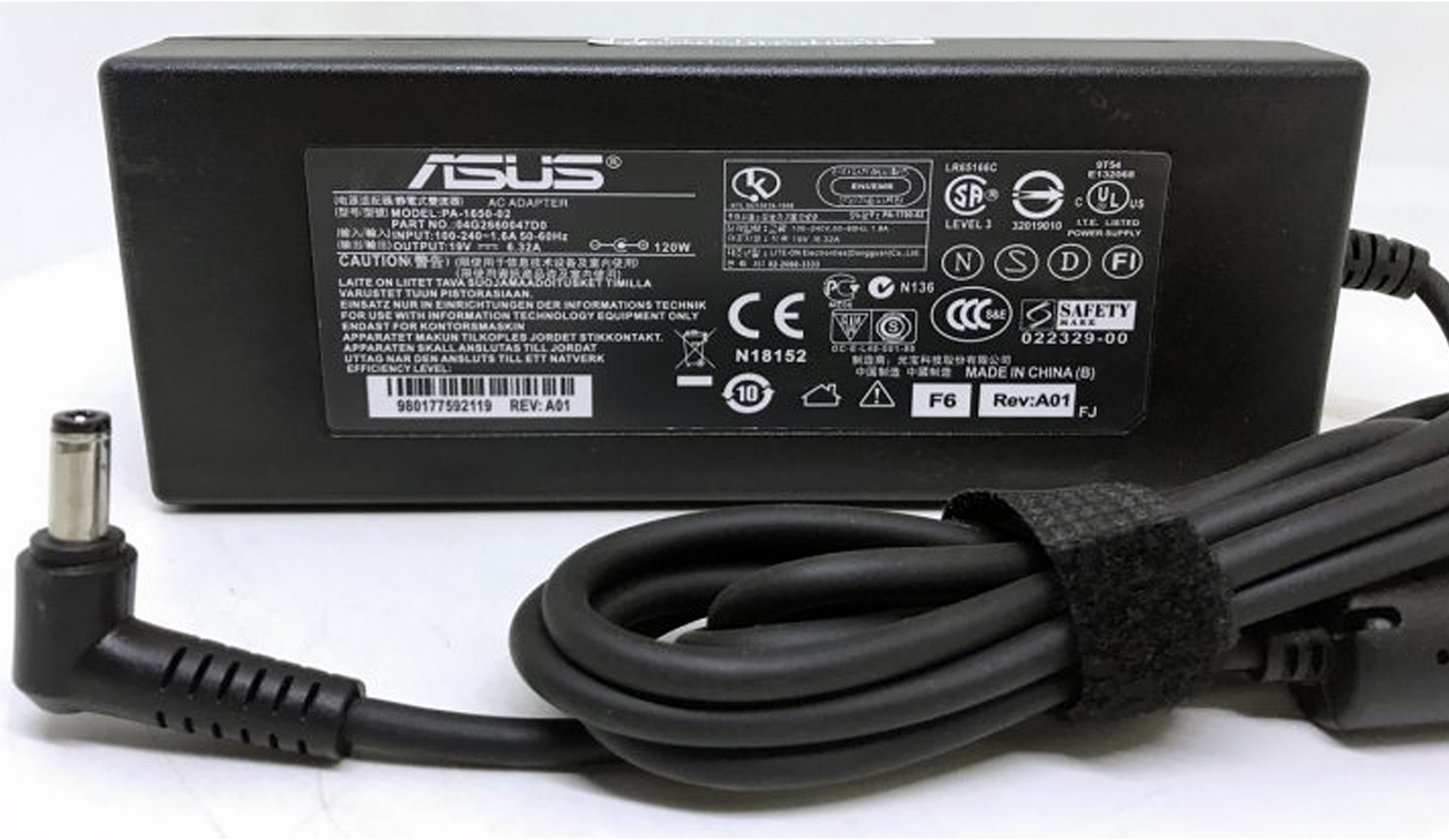 Блок питания зарядка для ноутбука Asus 120W 19V 6.32A 5,5х2,5мм PA-1121 ...