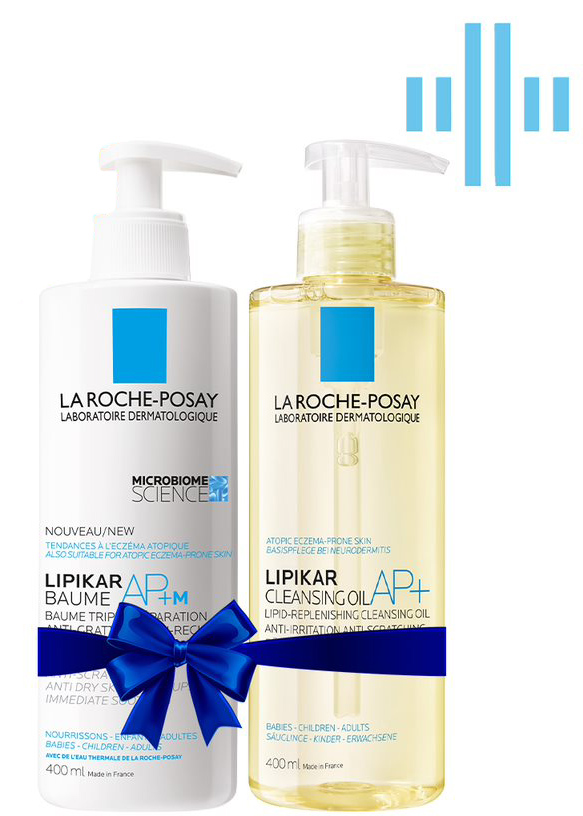 Набор La Roche-Posay Lipikar Бальзам АП+М 400 мл + Масло АП ...