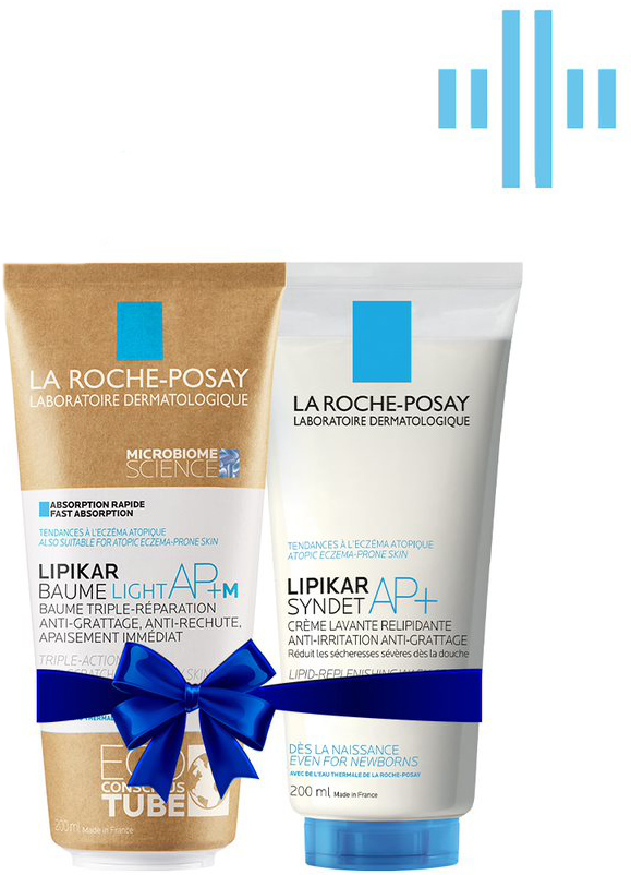 Набір La Roche-Posay Lipikar Бальзам Лайт АП+М 200 мл + Syndet АР ...