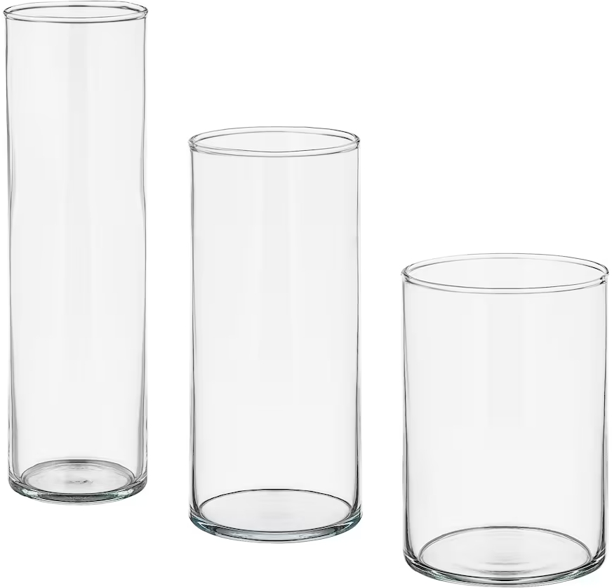 Ваза IKEA Cylinder 31 см Прозора (601.750.92) – фото, відгуки ...