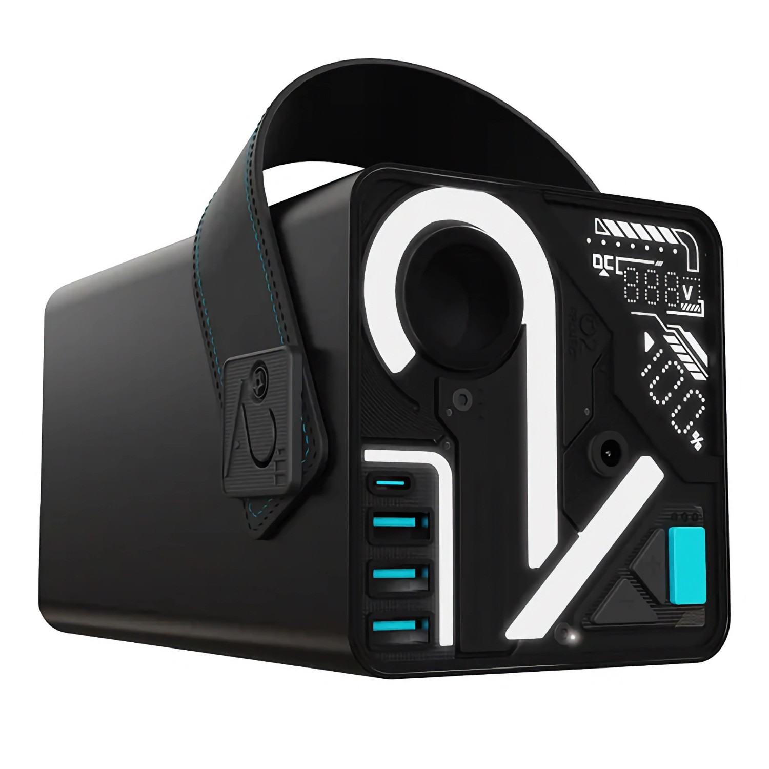 Power Bank iBattery YT-2280 з фонариком, швидкою зарядкою 100W та ...