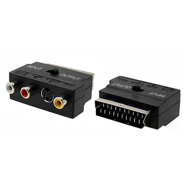 Переходник-адаптер SH-3007 Scart-3RCA/S-Video, переходник скарт(225 ...
