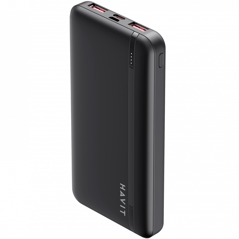 Повербанк HAVIT HV-PB90 Black 10000mAh с быстрой зарядкой PD20W+QC3.0 ...