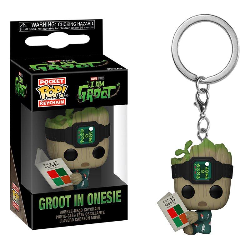 Фигурка брелок Funko Pop Фанко Поп I Am Groot Groot Shorts PJs w/ Book ...