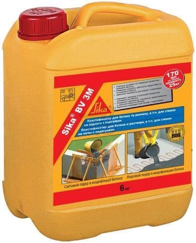 Добавка к бетону для теплых полов Sika "Sikament BV 3M" 6 кг (132149 ...