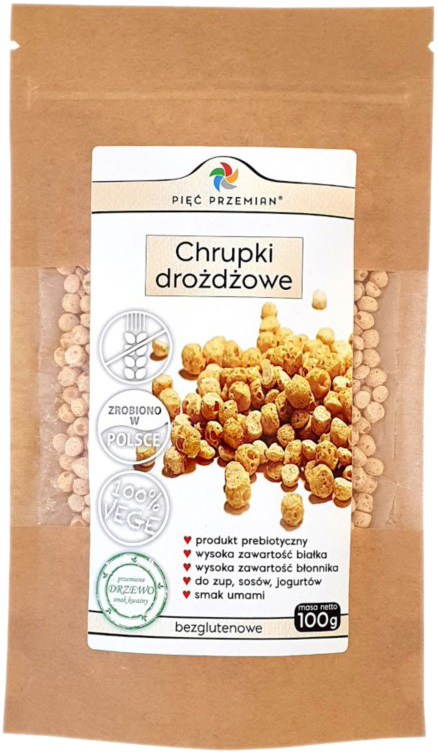 Безглютеновые дрожжевые чипсы Five Przemiany 100 г (5902837811703 ...