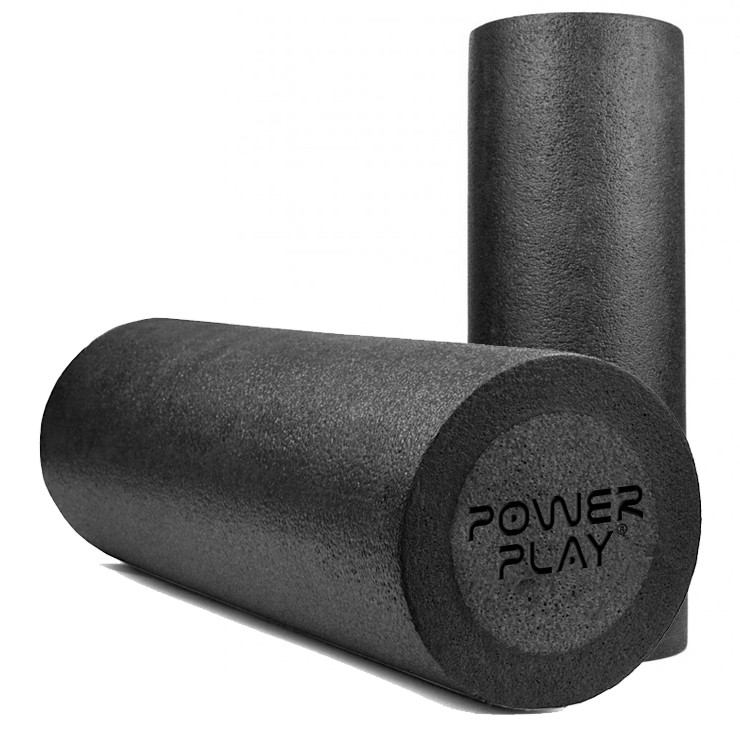 Ролик массажный спортивный тренировочный (роллер) гладкий PowerPlay ...