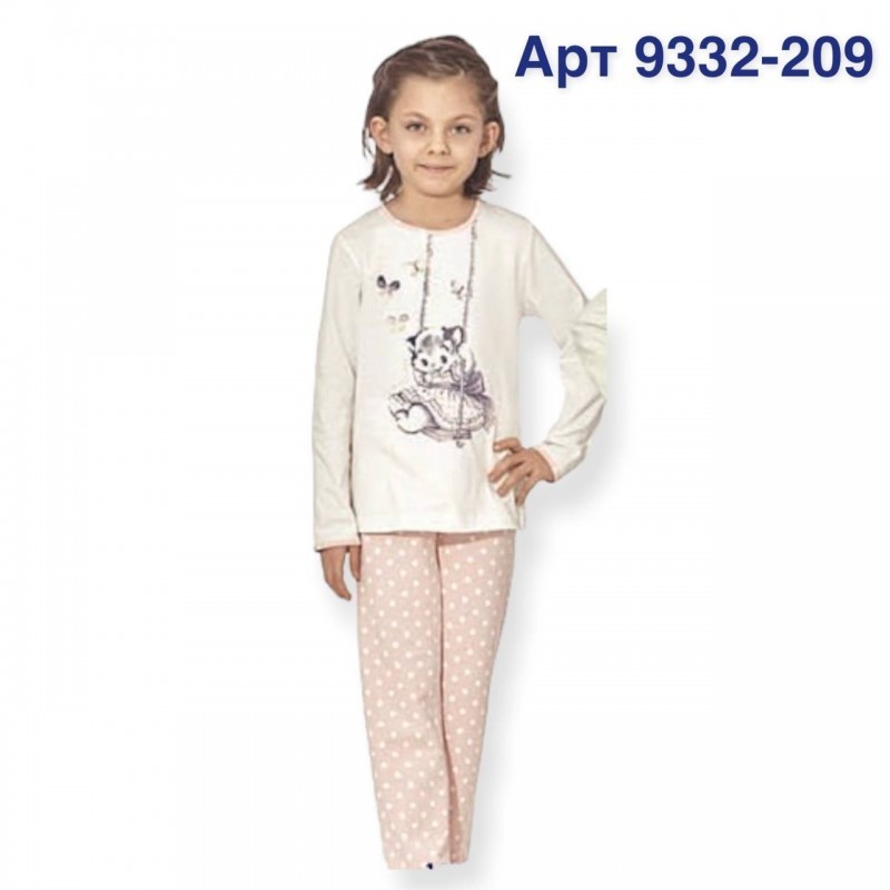 Детская пижама для девочки Baykar Турция р 8 128-134 см 8-9 лет 9332 ...