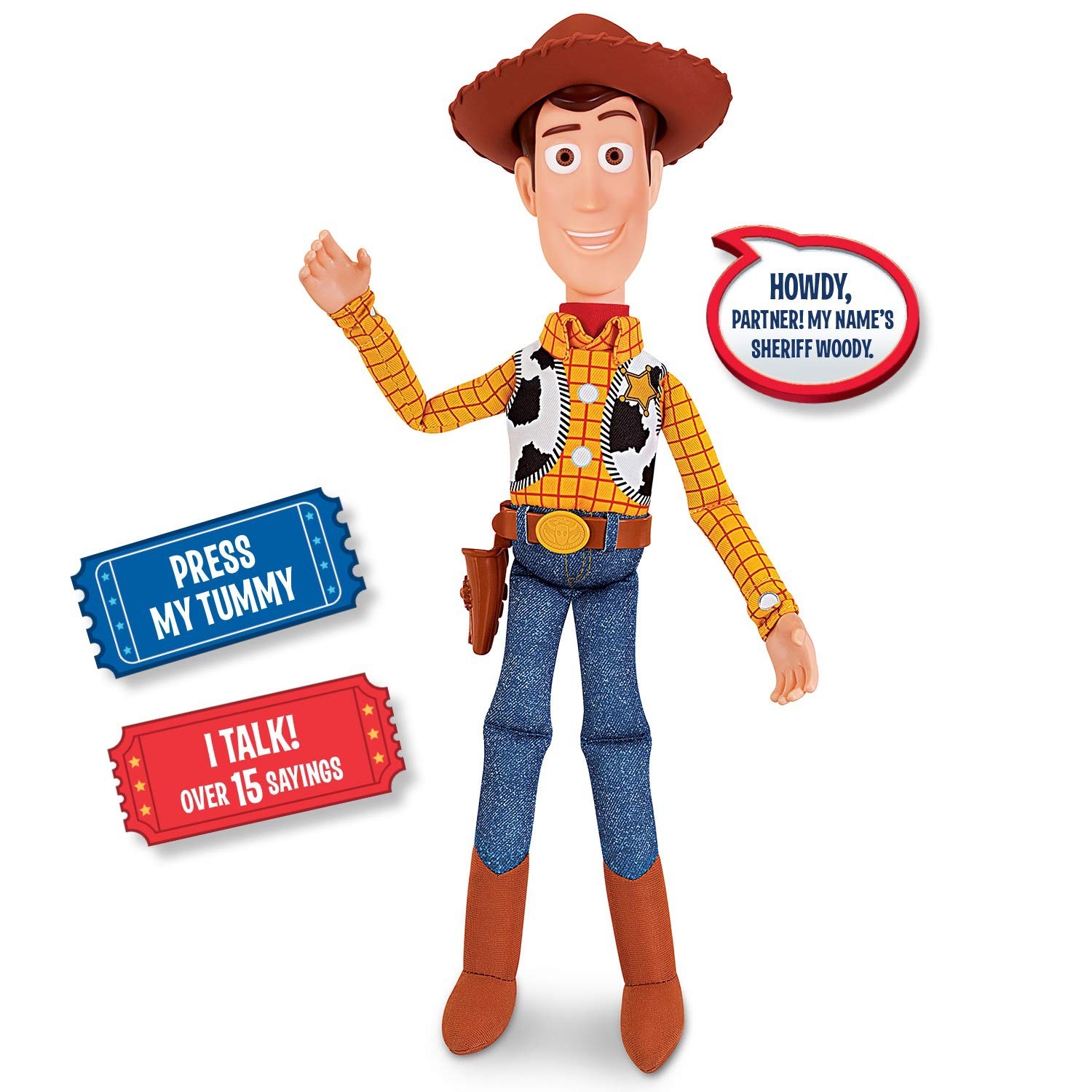 История Игрушек 4 Шериф Вуди Toy Story Sheriff Woody Action Figure ...