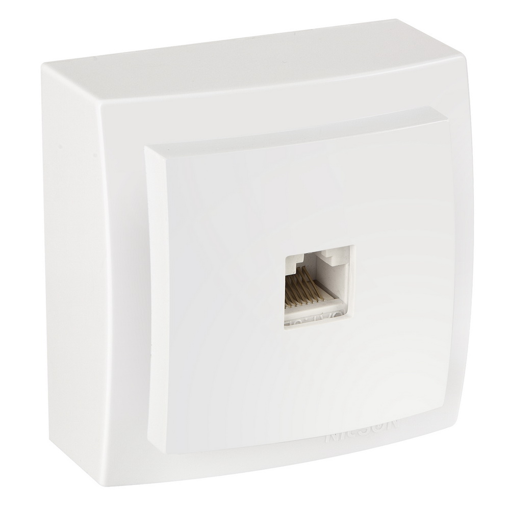Розетка комп'ютерна Nilson Themis біла CAT5e RJ45 – фото, отзывы ...