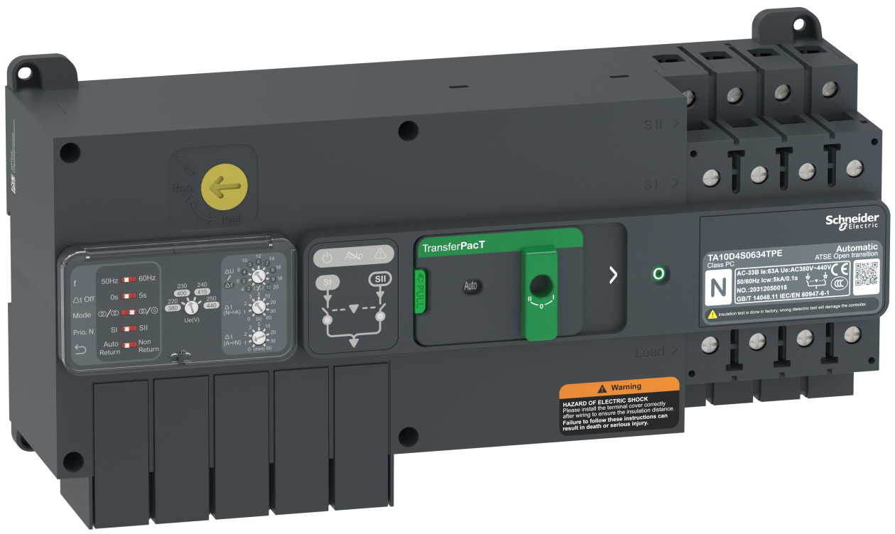 Автоматический ввод резерва Schneider Electric TransferPacT Automatic ...