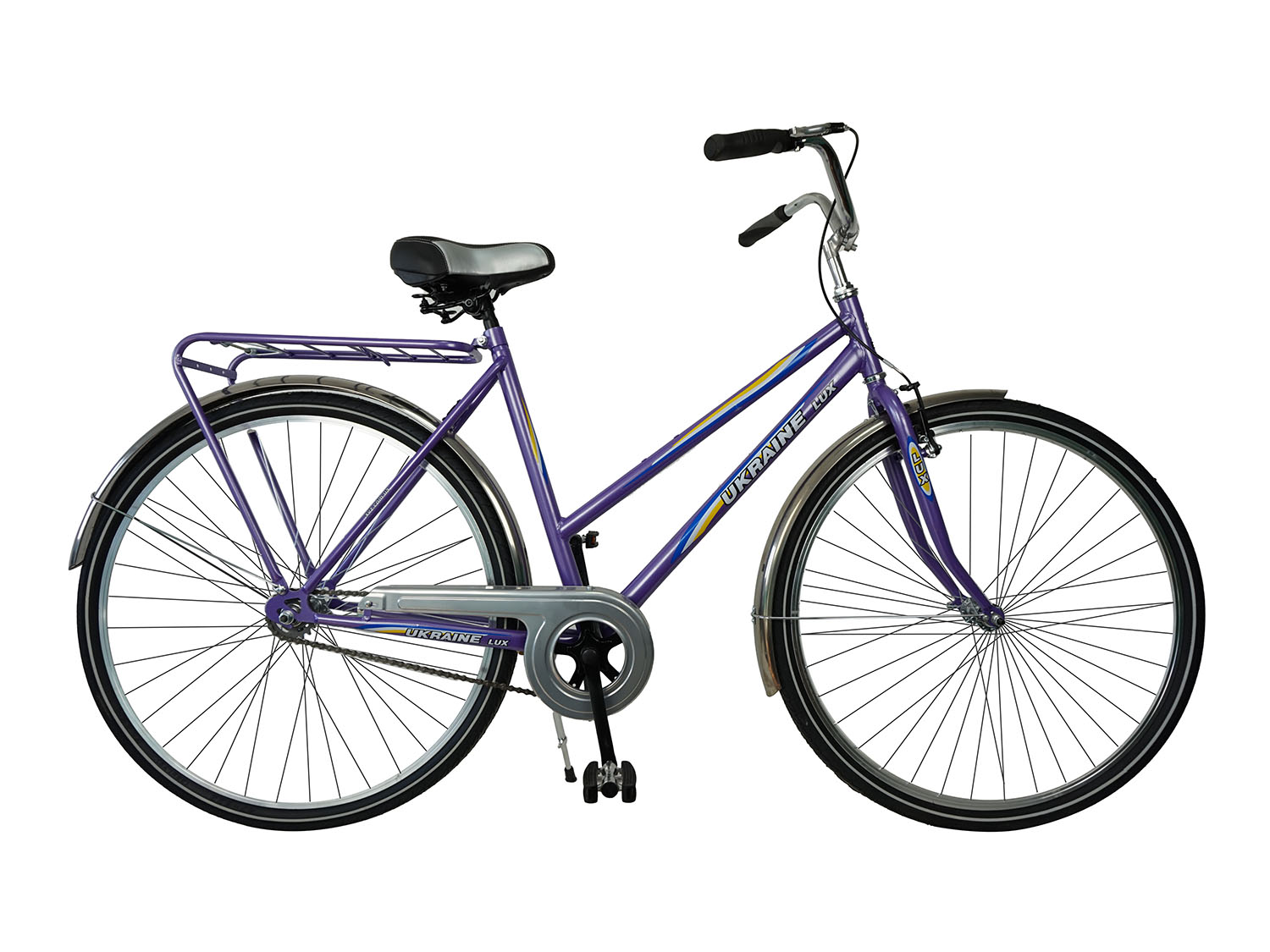 Велосипед ХВЗ 28″ УКРАИНА LUX65CZ Cталь Лиловый – фото, отзывы ...