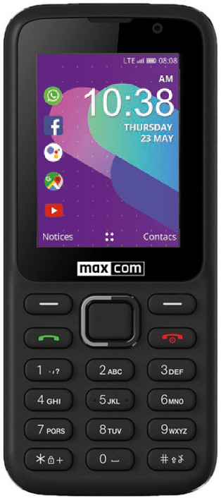 Мобільний телефон Maxcom MK 241 (MAXCOMMK241KAIOS) Black – фото ...