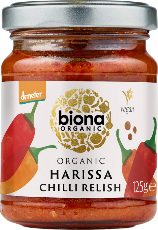 Соус Харисса с чили Biona Organic Harissa Chilli Relish органический ...