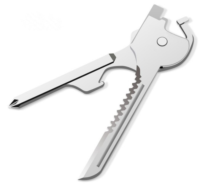 Ключ-мультитул брелок KeySmart 6 в 1 из нержавеющей стали – фото ...