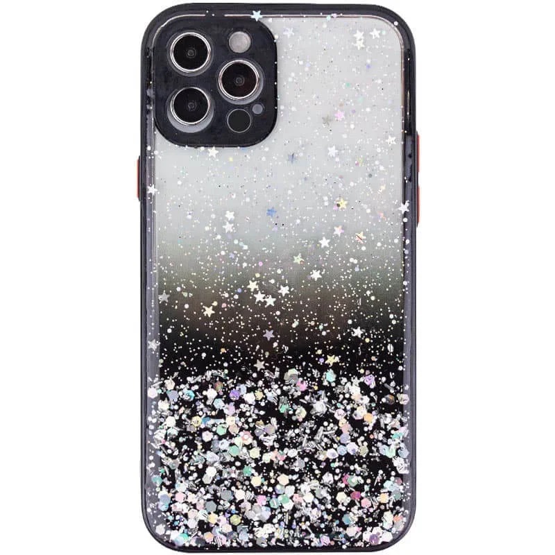 Чехол с блестками и защитой камеры для Apple iPhone 11 Black (65703 ...