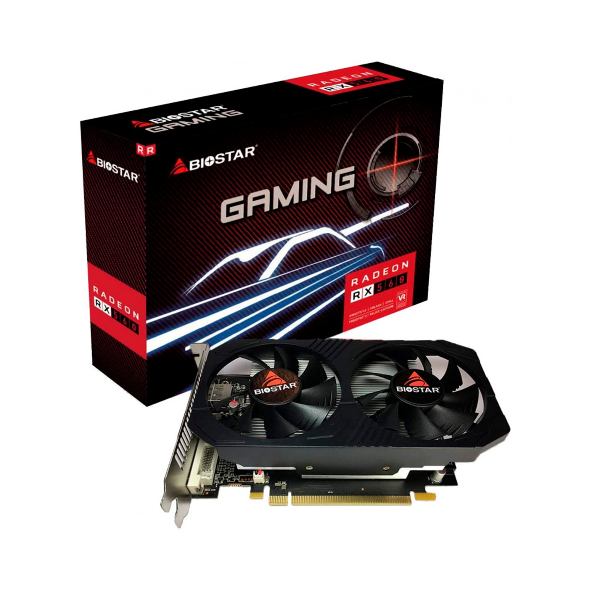 Видеокарта BIOSTAR Radeon RX560-4GB (VA5615RF41) – фото, отзывы ...