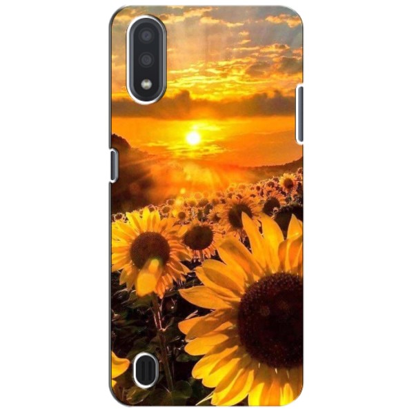 Чохол з Квітами для Samsung Galaxy A01 поле соняшників – фото, відгуки ...