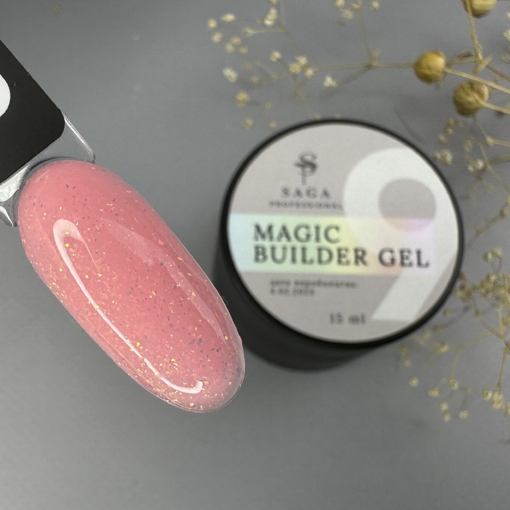 Гель для нарощування SAGA professional Builder Gel magic №09 15 мл від ...