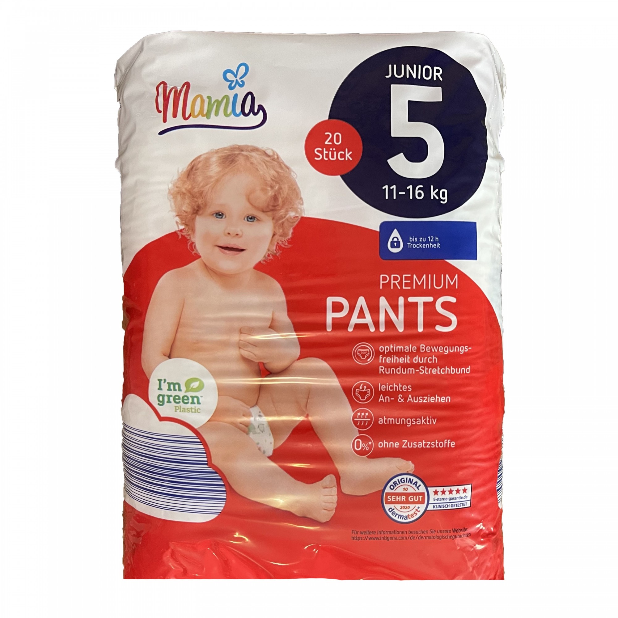 Підгузки-трусики Mamia Premium Pants Junior 5 (11-16 кг) 20 шт – фото ...