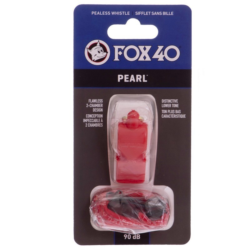 Свисток судейский пластиковый PEARL FOX40-PEARL Красный – фото, отзывы ...