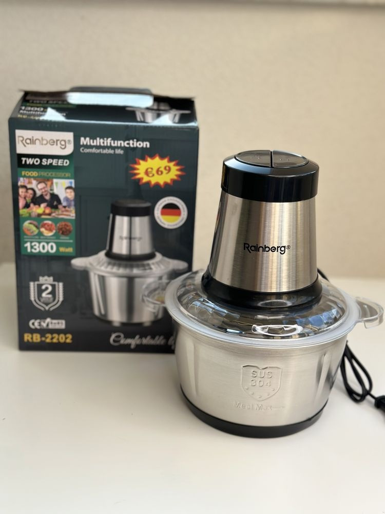 Блендер-подрібнювач Rainberg RB-2202 1300W (RB2202BLNR) IS33 – фото, відгуки, характеристики в ...