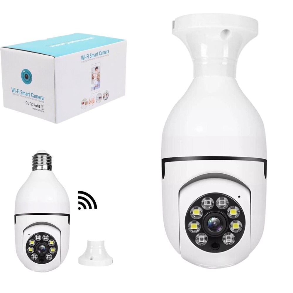 Панорамная IP WiFi камера в патрон Camera 2M видеонаблюдения лампочка ...