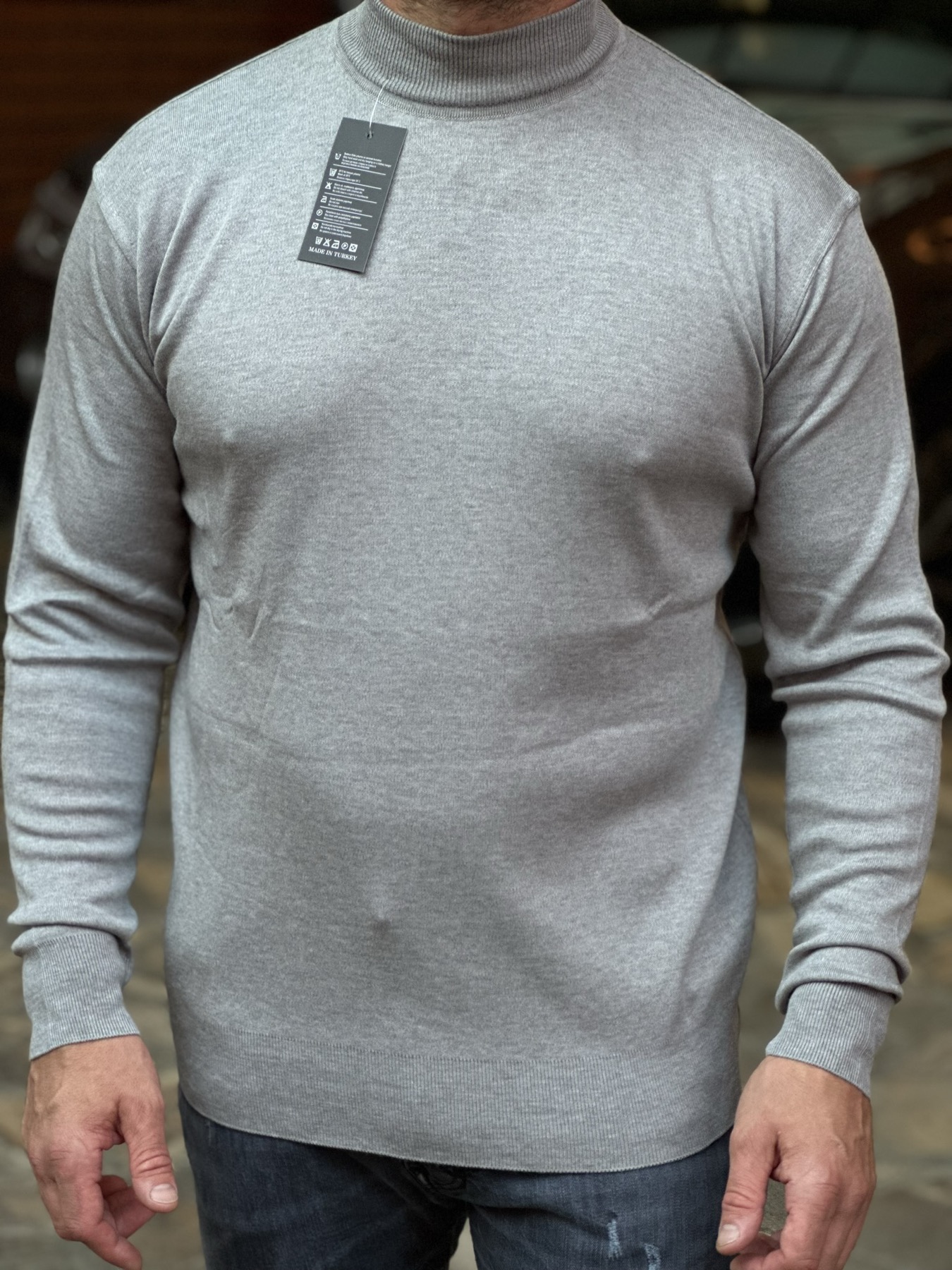 Гольф мужской Lonn стойка, 50, XL, Серый от продавца: UrbanFit – в ...