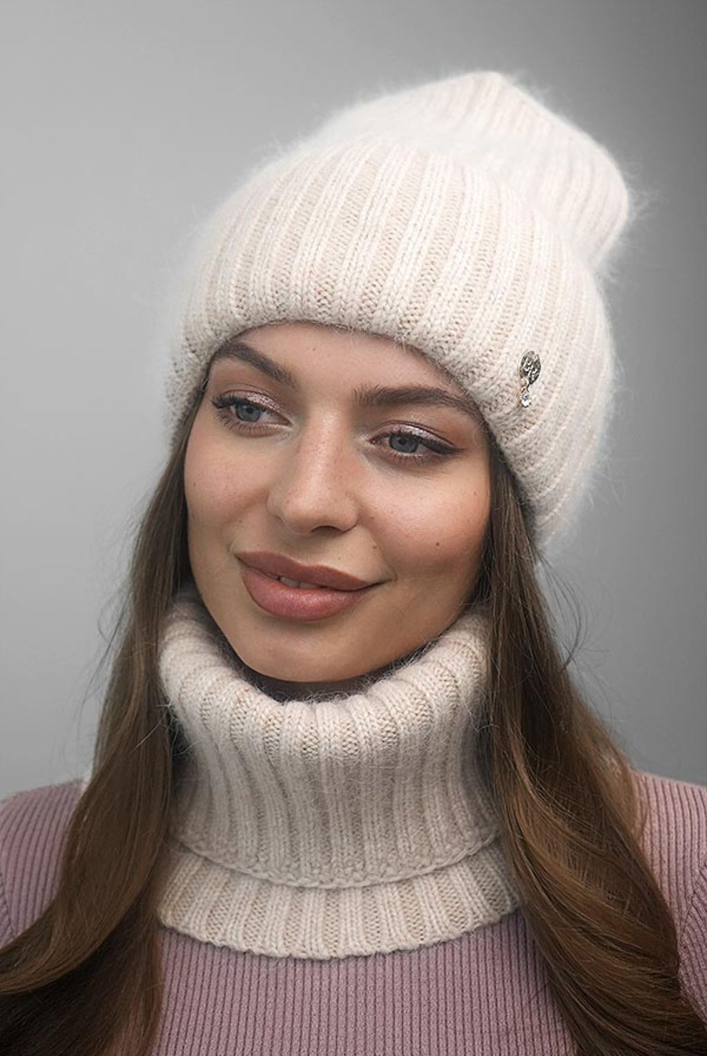 Комплект шапка и шарф Braxton 56 см Белый (2125000832241) від продавця ...