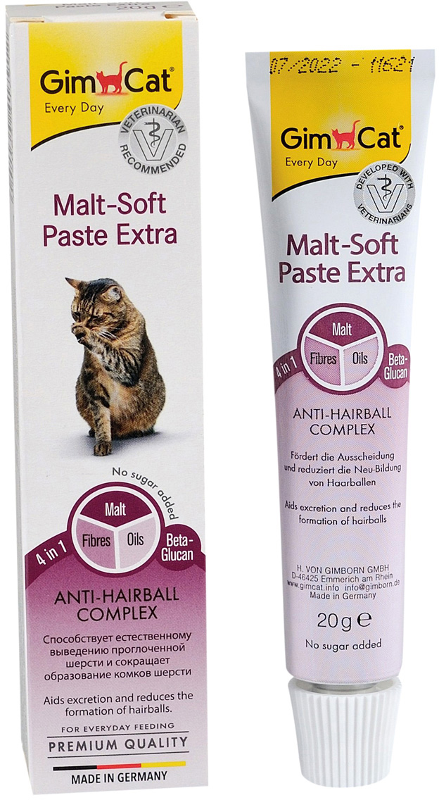 Паста Для кошек Gimborn GimCat Malt-Soft Экстра для выведения шерсти 20 ...