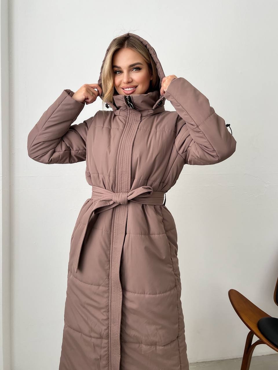 Куртка с капюшоном IM, коричневая, 42 от продавца: В тренде – в интернет-магазине ROZETKA ...