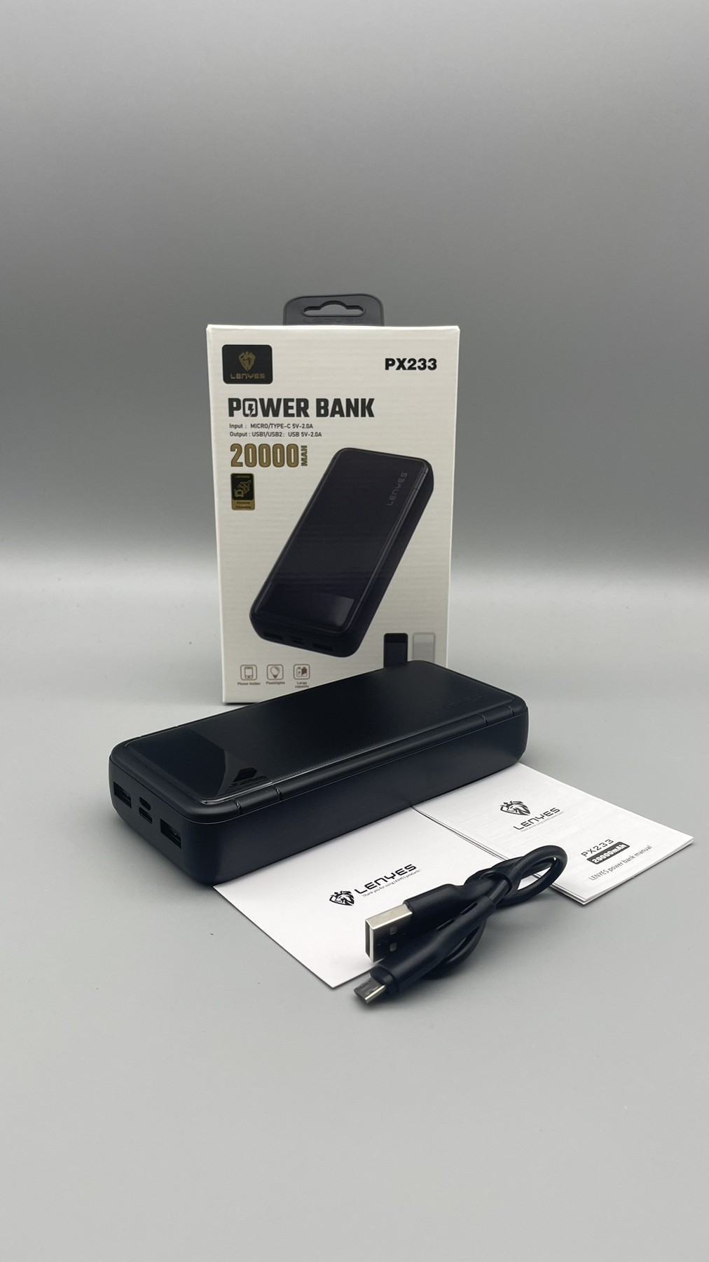 Power bank LENYES PX233 20000mAh (реальна ємність) – фото, отзывы ...