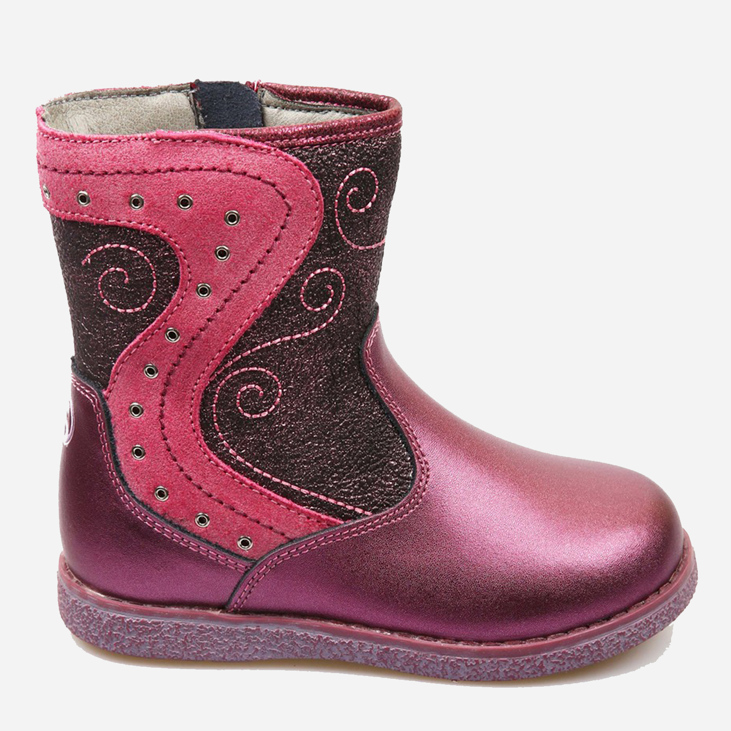 Ботинки демисезонные детские Flamingo PK-72C-XY-0386 -Fuchsia 22 Фуксия ...