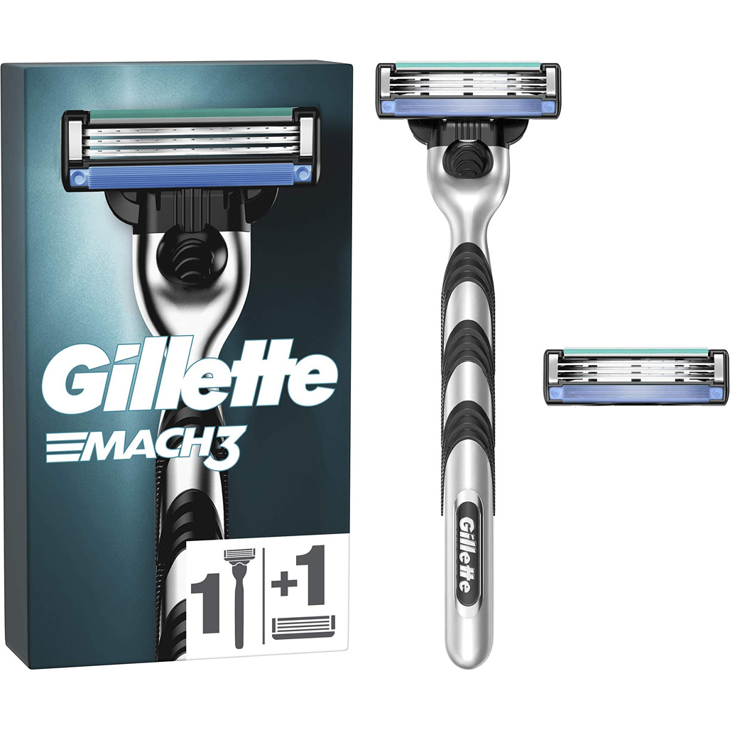 Станок для бритья Gillette Mach3 с 2 сменными лезвиями (7702018020706/ ...